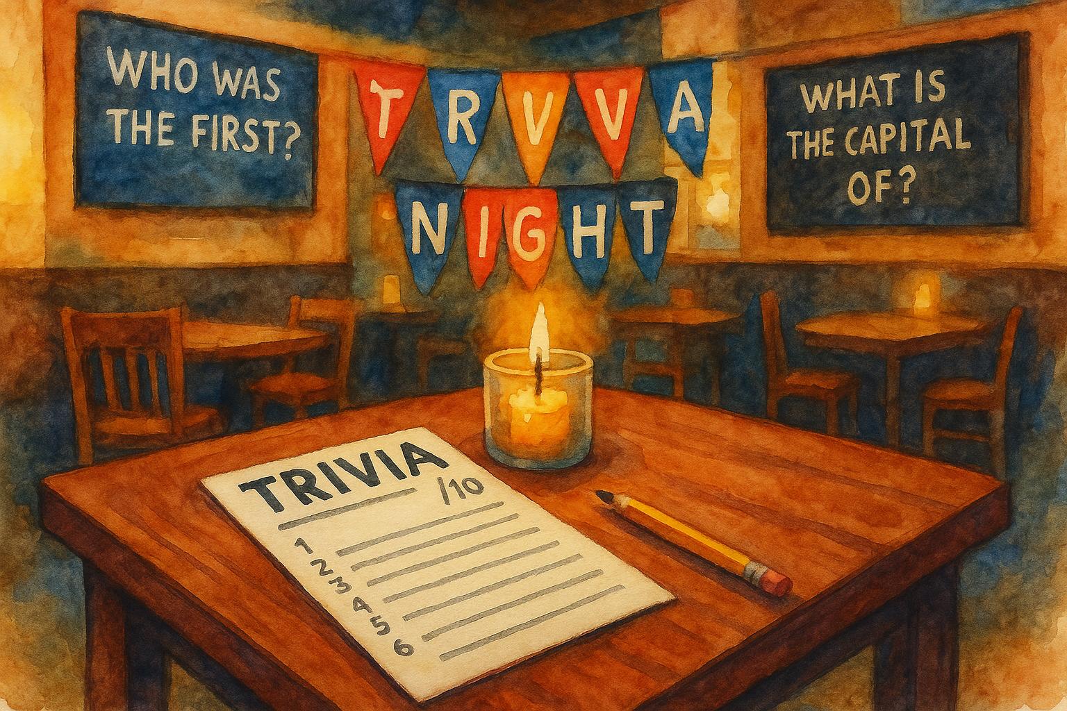 Trivia Monday The Best Trivia Events to Attend at the Start of the Wee ...
