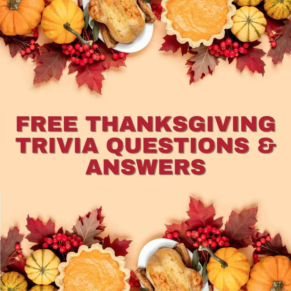 Free Thanksgiving Trivia Questions and Answers | Trivia Night Fun ...