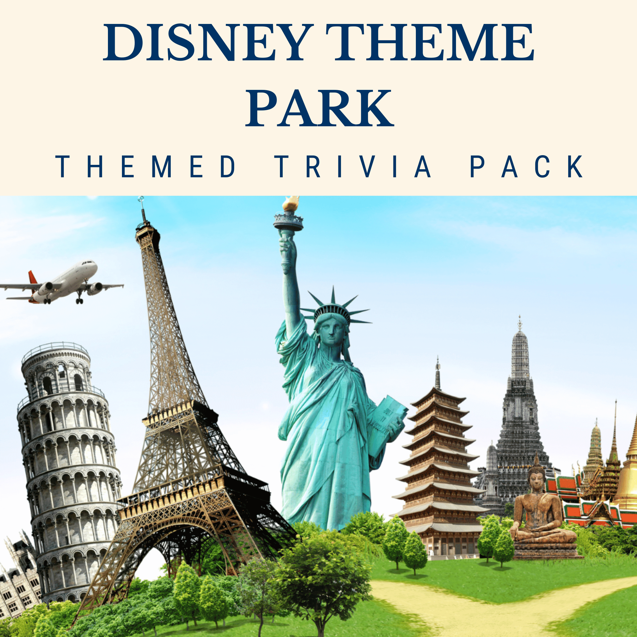 Disney Theme Park Trivia Night Theme Pack | Bar & Restaurant Pub Quiz ...