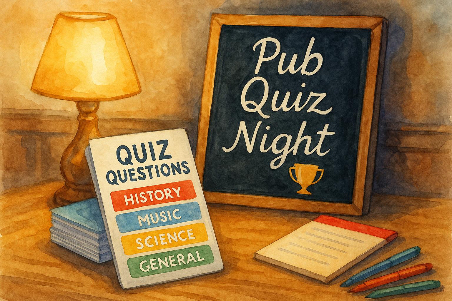 Quiz Questions for Pub Quiz Fun and Engaging Trivia Game – Cheap Trivia