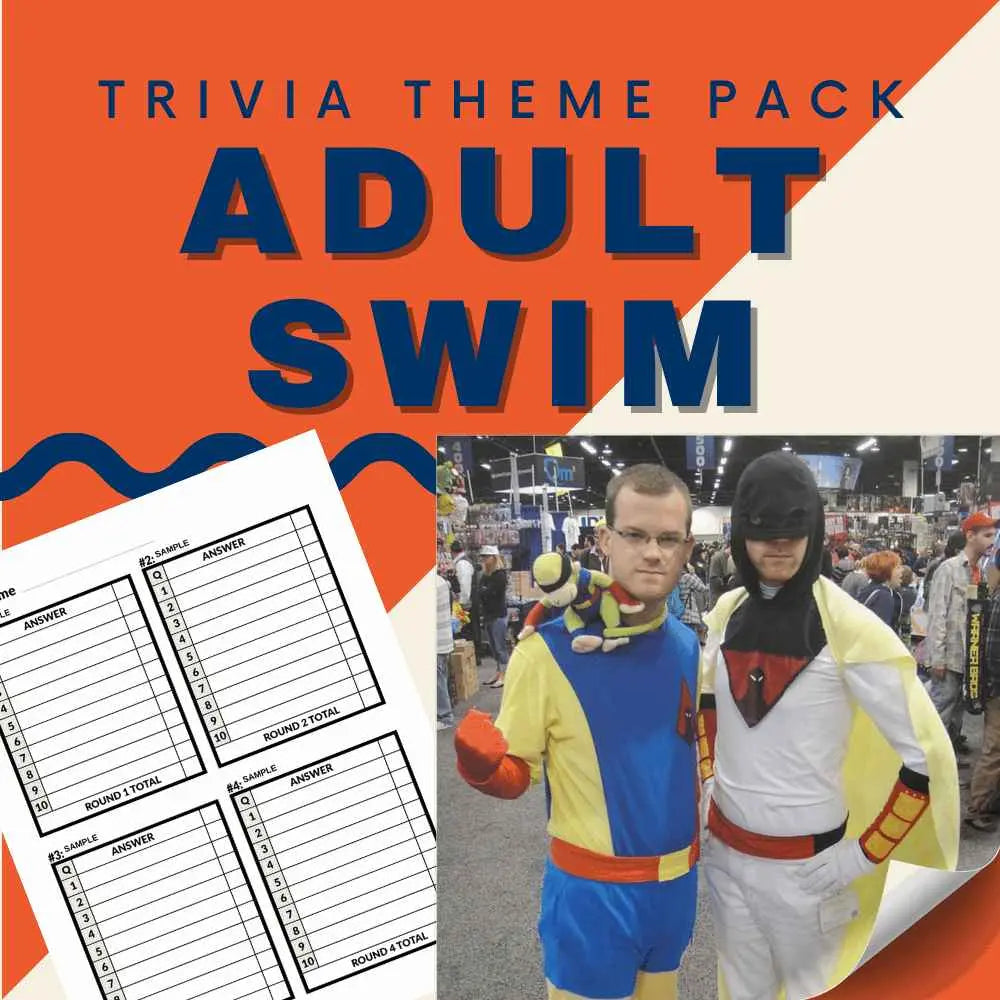 Adult Swim Trivia Night Theme Pack | Bar & Restaurant Pub Quiz – Cheap ...
