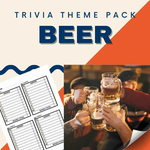 Beer Trivia Night Theme Pack | Fun Beer-Themed Quiz – Cheap Trivia