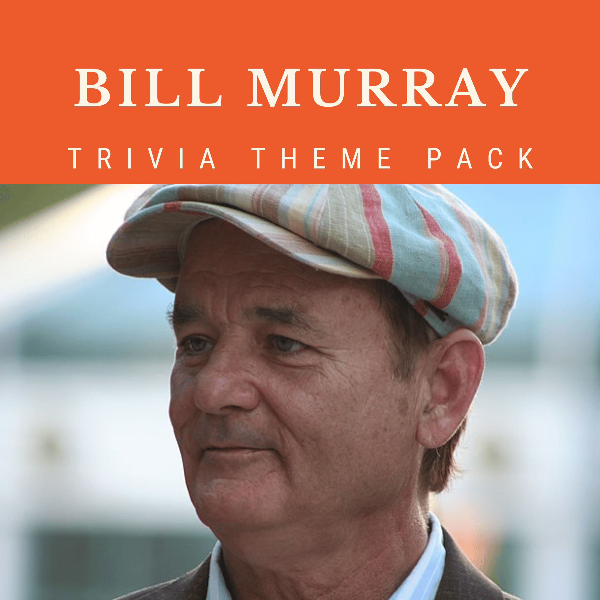 Bill Murray Trivia Night Theme Pack | Comedy Trivia Quiz – Cheap Trivia