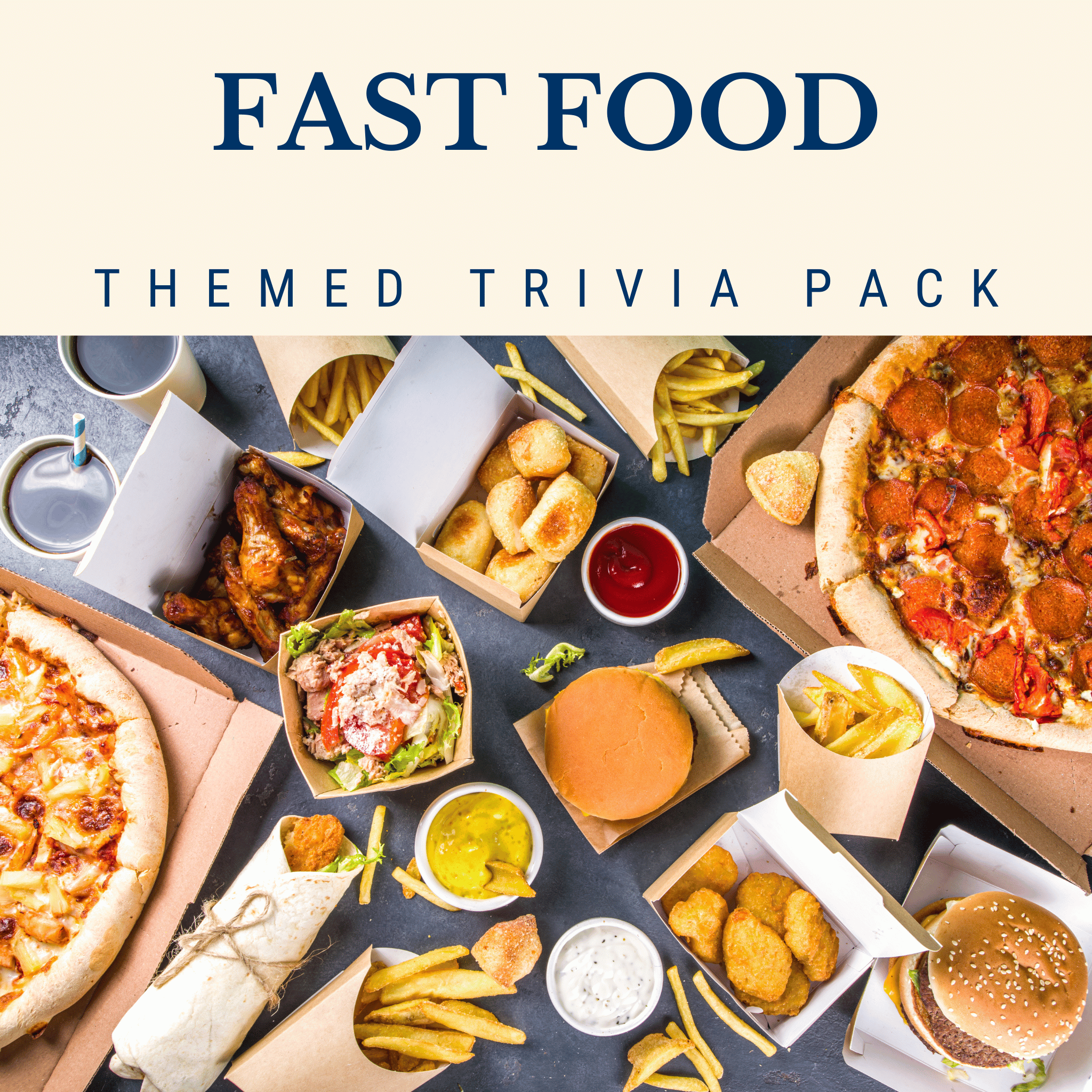 Fast Food Trivia Night Pack – Quiz Fans of McDonald’s and More – Cheap ...
