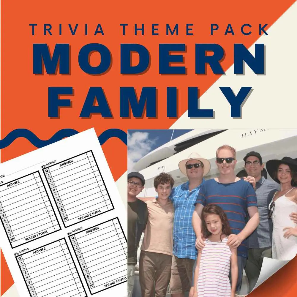 Modern Family Trivia Night Theme Pack | Fun Pub Quiz Experience – Cheap ...