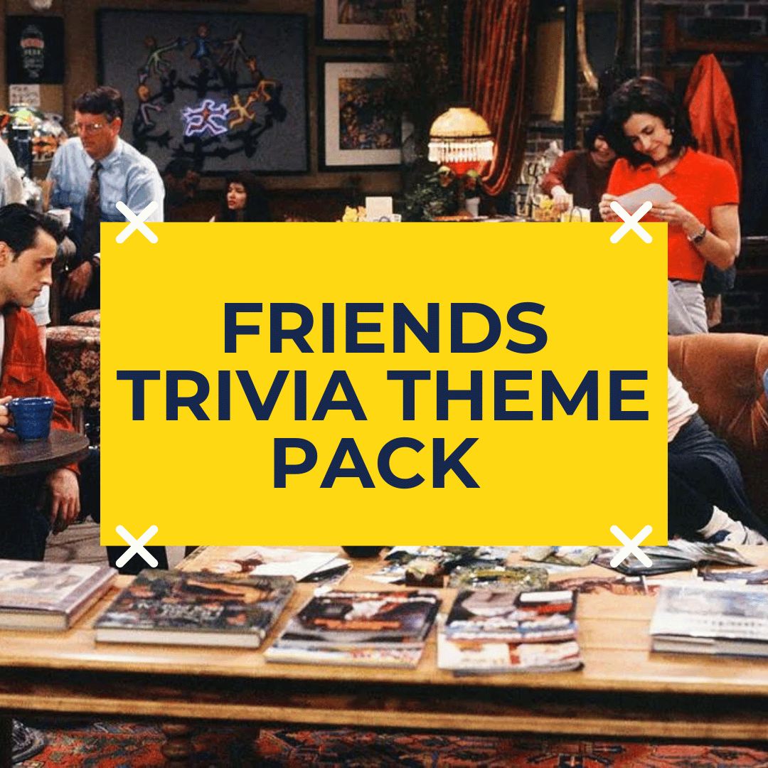 Friends TV Trivia Night Theme Pack | Pub Trivia Questions & Answers ...