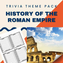 History of the Roman Empire Trivia Night Theme Pack | 40+ Questions ...