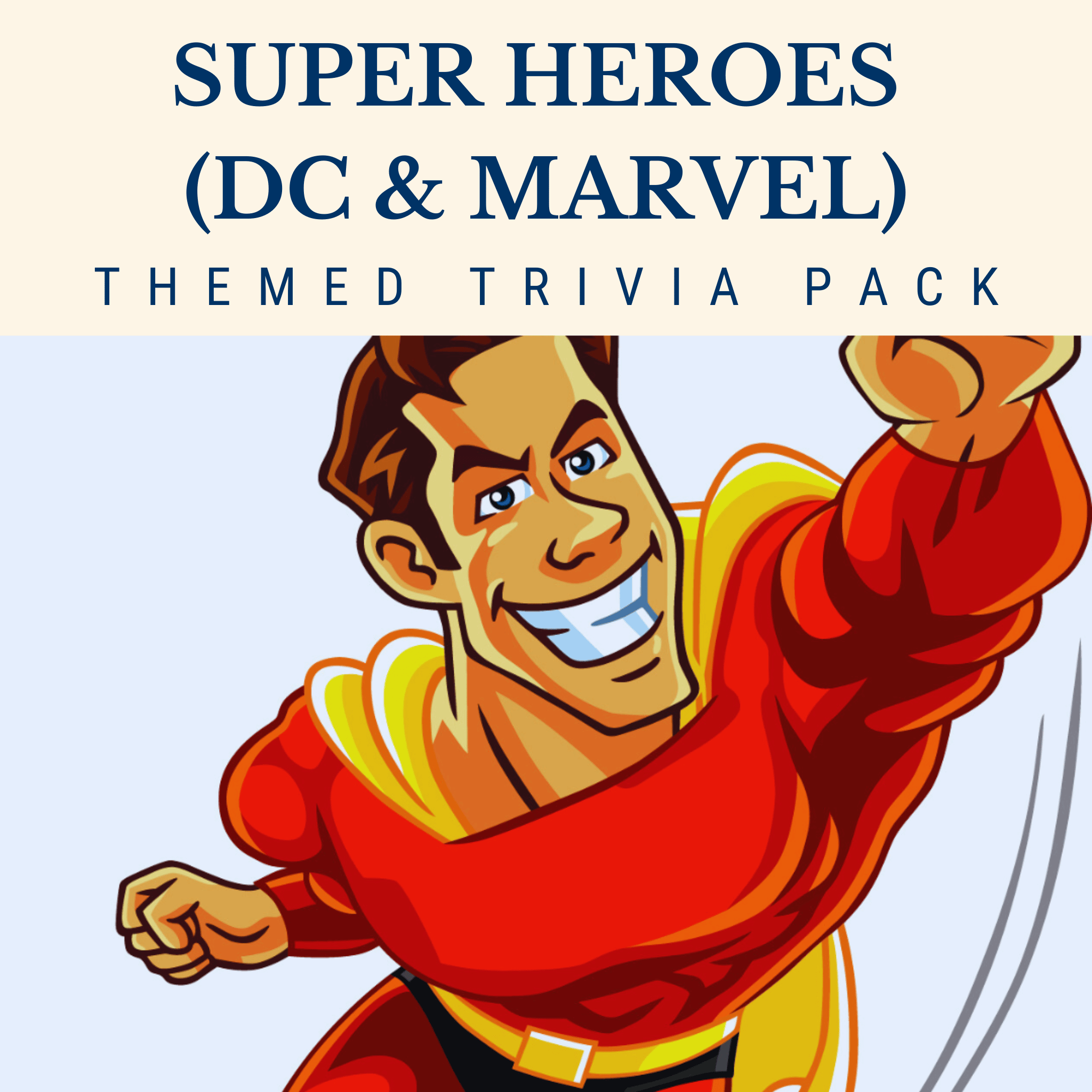 Super Hero Trivia Night Theme Pack | Marvel & DC Questions – Cheap Trivia