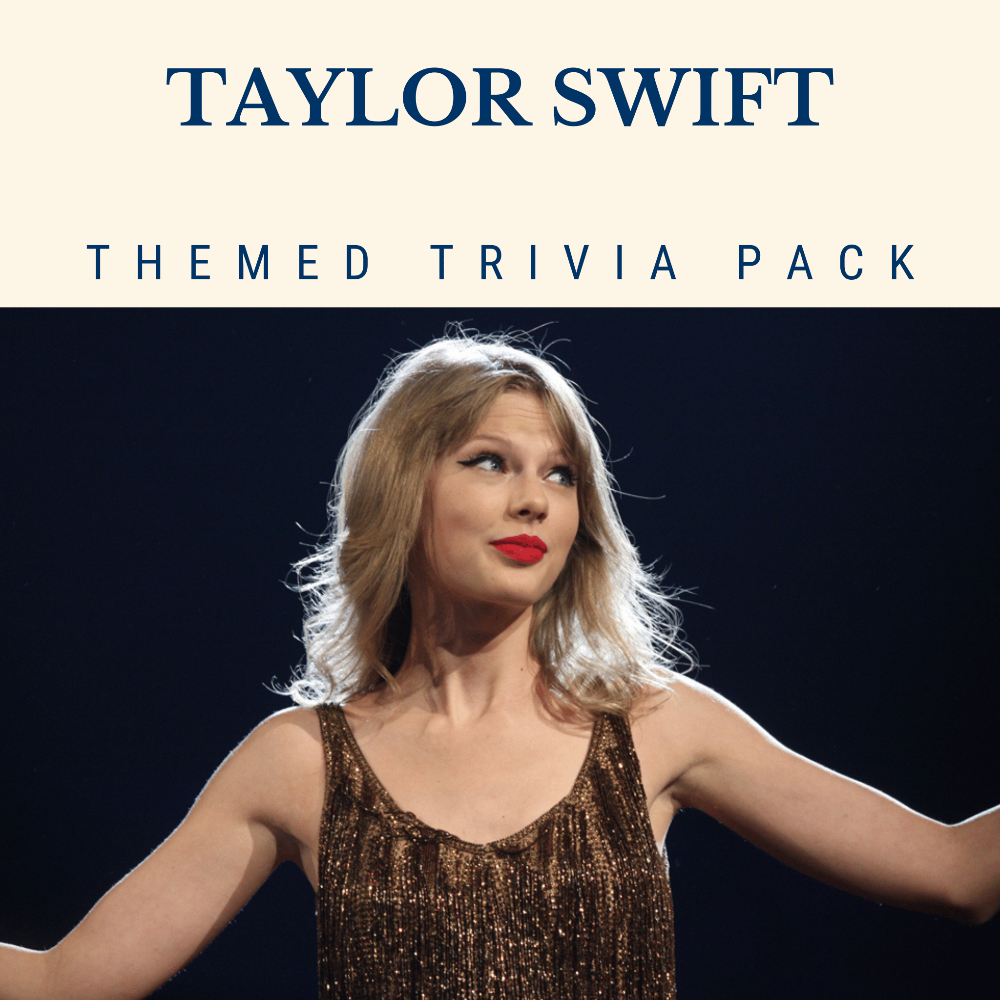 Taylor Swift Trivia Night Theme Pack | Bar & Restaurant Pub Quiz ...