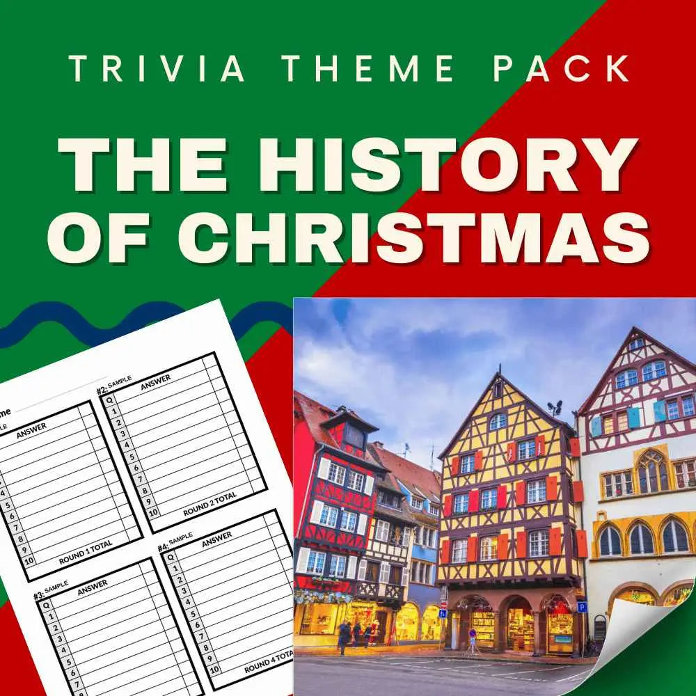 The History of Christmas Trivia Night Theme Pack – Cheap Trivia